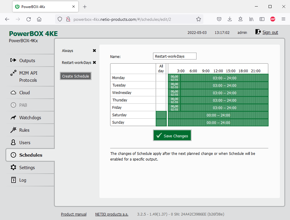 Use Scheduler To Control Power Sockets Automatically