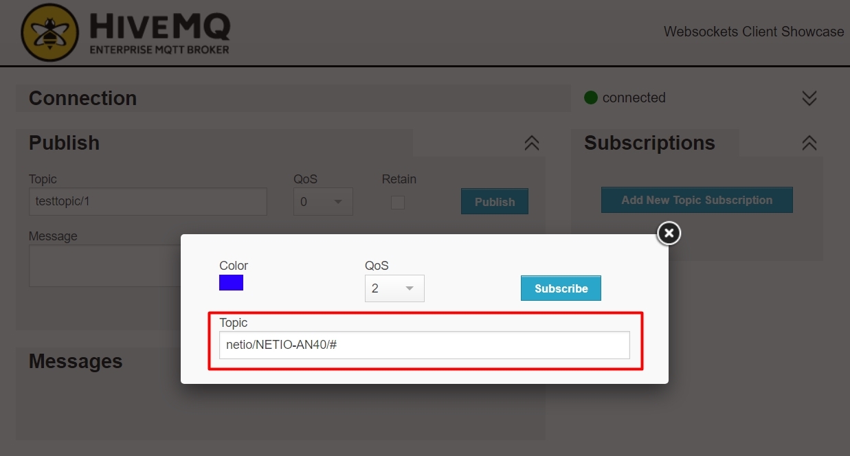 An40 Getting Started With Powercable Mqtt Flex Via Hivemq Mqtt Broker To Mobile App Netio