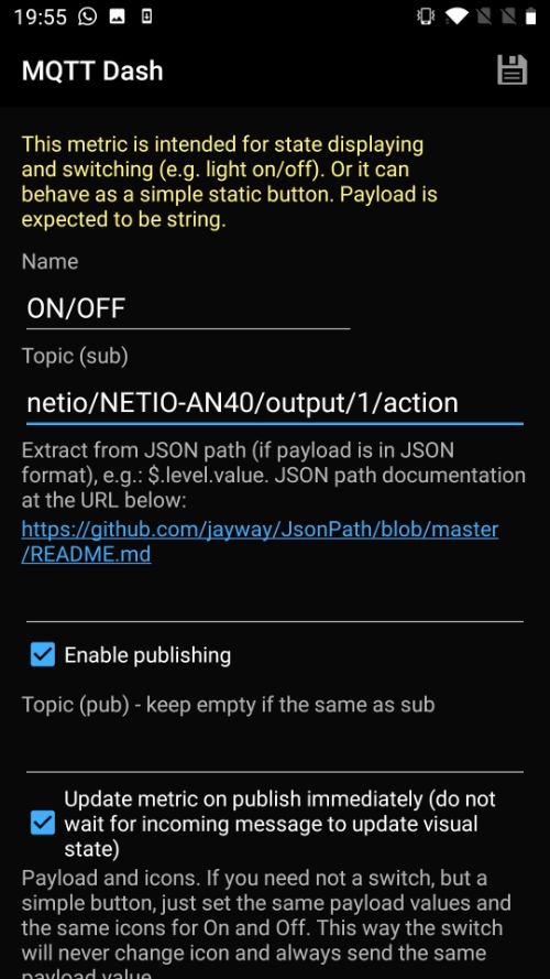 An40 Getting Started With Powercable Mqtt Flex Via Hivemq Mqtt Broker To Mobile App Netio