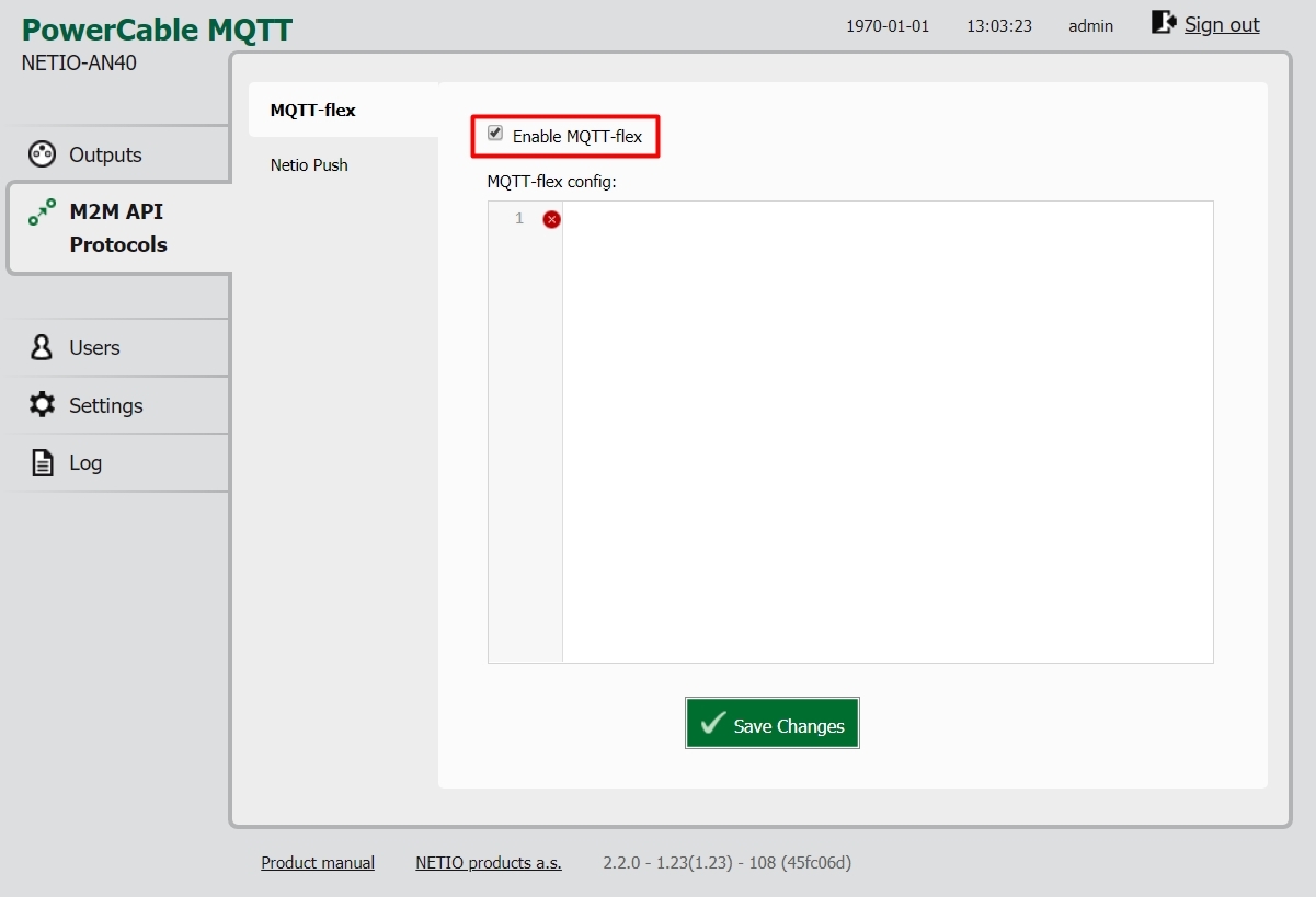 An40 Getting Started With Powercable Mqtt Flex Via Hivemq Mqtt Broker To Mobile App Netio