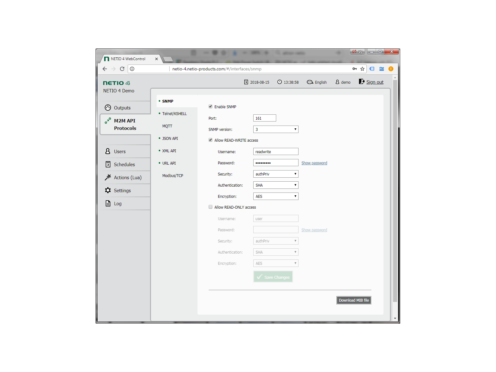NETIO 4: Progammable smart 230V power strip with LAN and WiFi