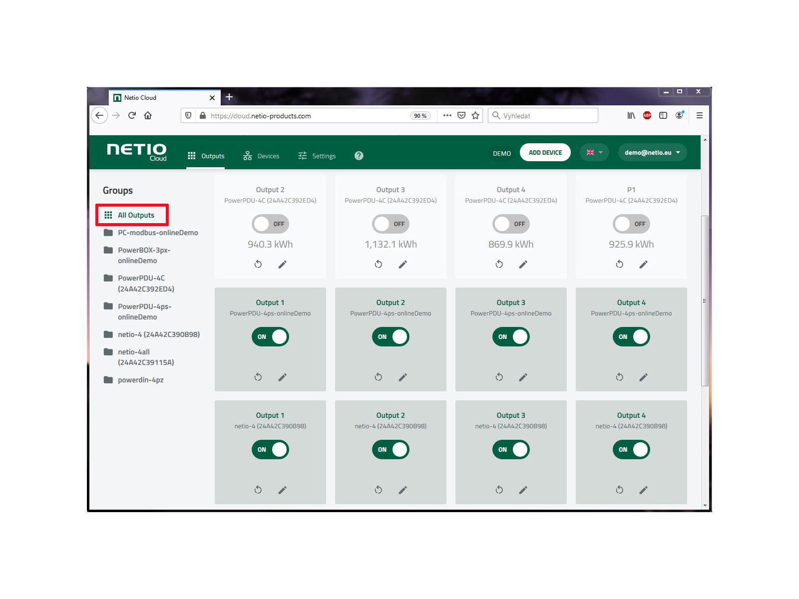 NETIO Cloud | NETIO products: Smart power sockets controlled over LAN ... NETIO Cloud | NETIO products: Smart power sockets controlled over LAN ...