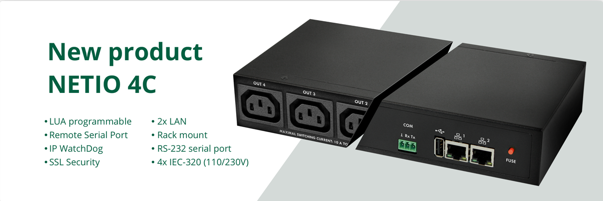 Netio Products Smart Power Sockets Controlled Over Lan And Wifi